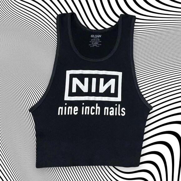 Tops | Nine Inch Nails Shirt Nin Crop Top Unisex Goth Clothing ...